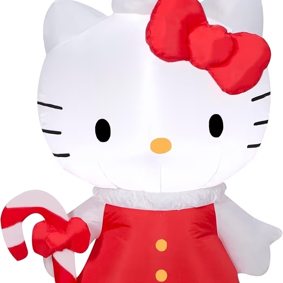 Hello Kitty | Other | Hello Kitty Inflatable With Red Bow And Dress ...